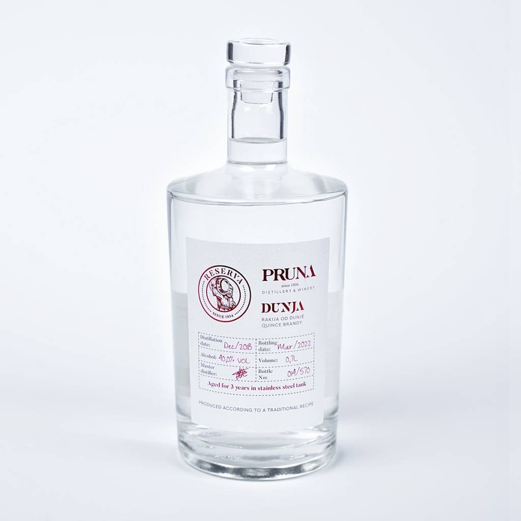 Single Barrel rakija od dunje – srpski hrast 0,7L – Pruna